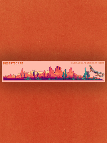 Desertscape Miniscape Sticker | Hydrascape Stickers