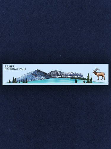 Banff National Park Miniscape Sticker | Hydrascape Stickers