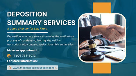 Deposition Summary Services | Outsourcing Deposition Transcripts