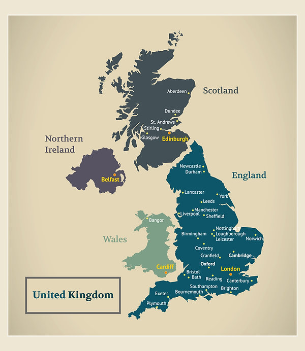 英國名校列表｜一張圖看懂英國名校分佈