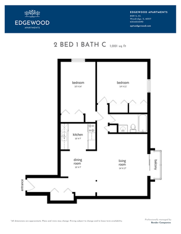 Floor Plans | Edgewood Apartments
