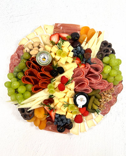 Round Cheese Charcuterie Board Small Theboardmiami