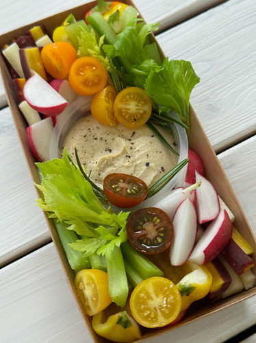 Mini Crudites box for One | theboardmiami
