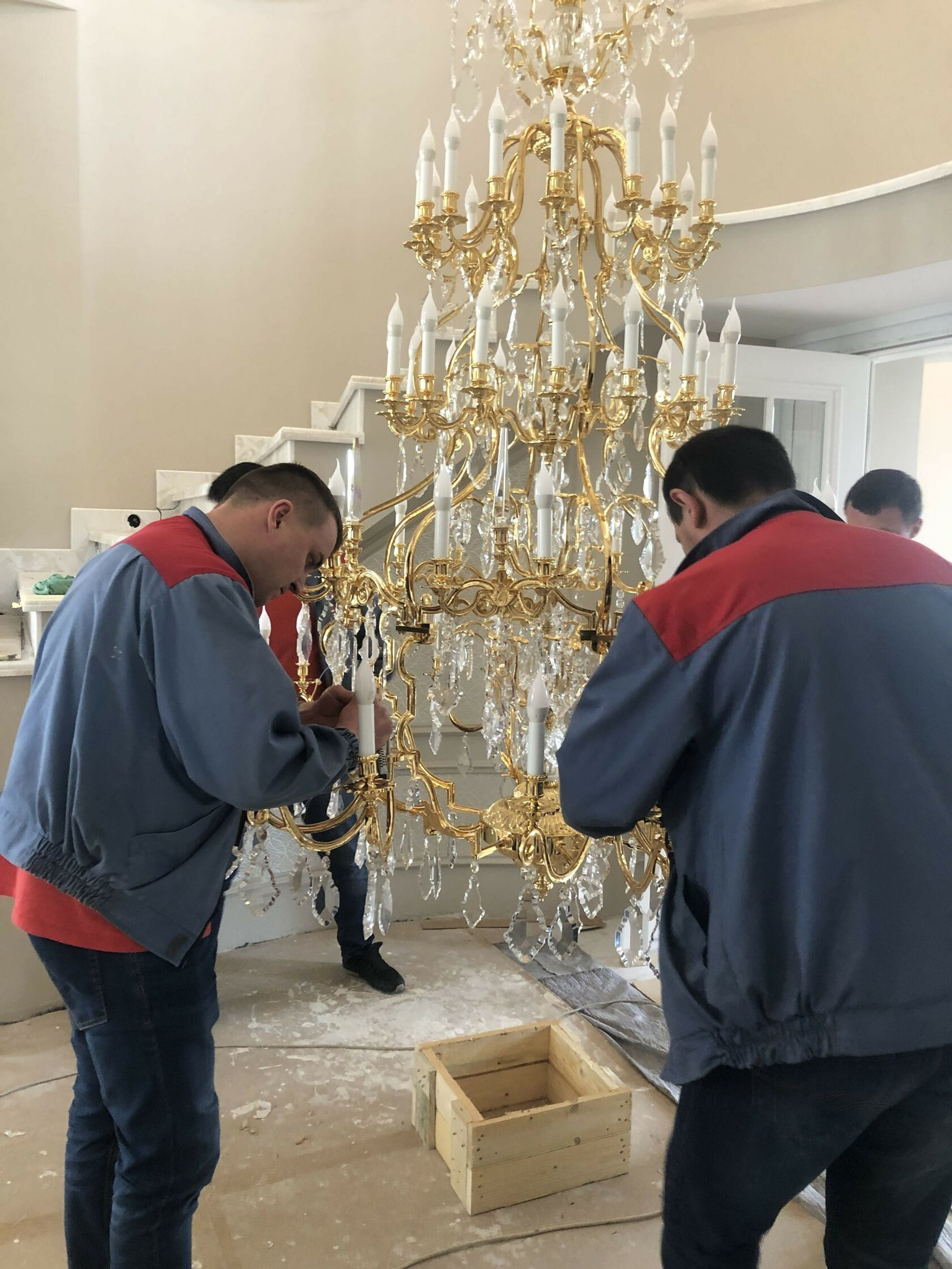 Completed projects - lifting mechanisms for chandeliers | Paytex Ukraine