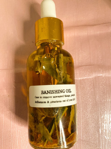 Banishing Oil - removes unwanted things or situations out of your life ...