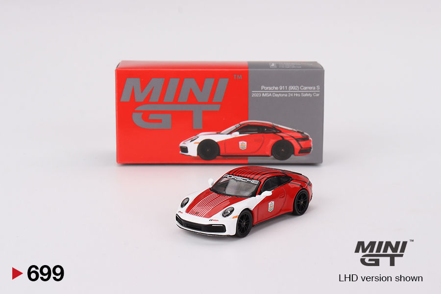 Mini GT 1/64 Porsche 911 (992) Carrera S Safety Car 2023 IMSA Daytona ...
