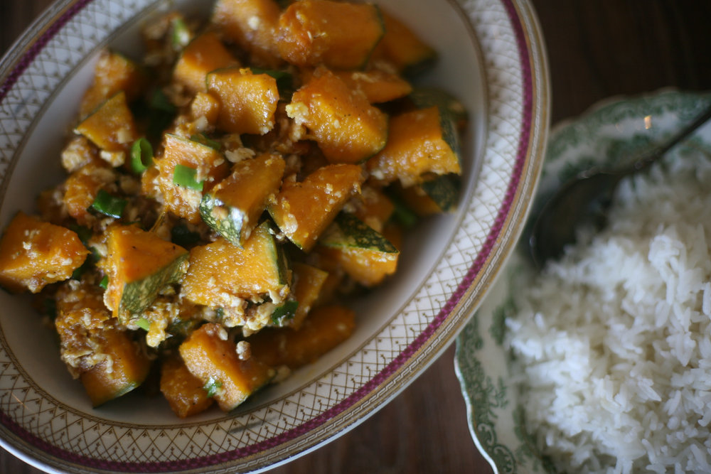 Pumpkin Stir Fry