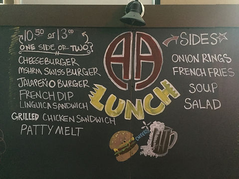 AA Bar and Grill | Menu | Steaks