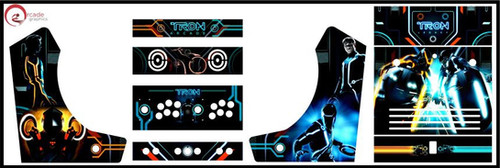 Tron Bartop Cabinet | Arcade Graphics | Customized Vinyl / Decals Printing
