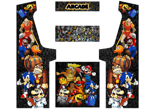 Multicade Geekpub Cabinet | Arcade Graphics l Vinyl Printing