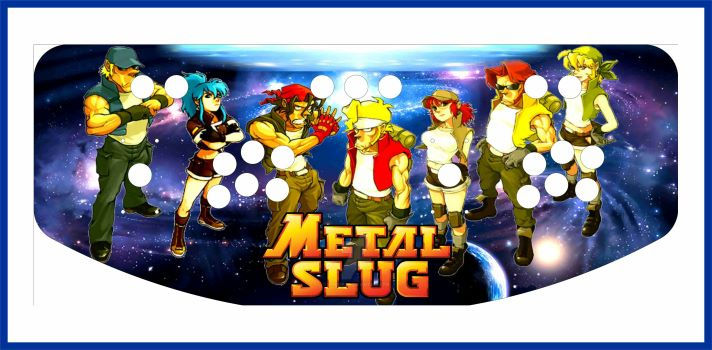 Metal Slug Control Panel | Arcade Graphics | Customized Vinyl/Decals ...