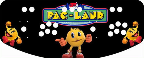 Pac Land Control Panel | Arcade Graphics | Customized Vinyl/Decals Printing