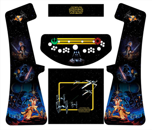 Star Wars Slim Arcade | Arcade Graphics | Customized Vinyl/Decals Printing