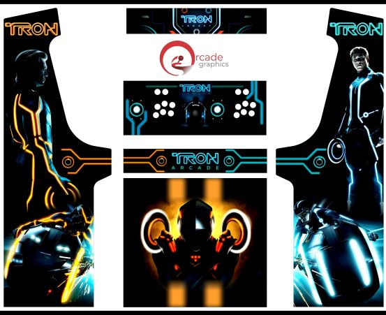 Tron Artwork Design | Arcade Graphics