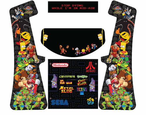 Multicade Slim Arcade | Arcade Graphics | Customized Vinyl/Decals Printing