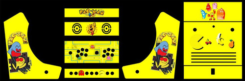 Pac Man Bartop Cabinet | Arcade Graphics | Customized Vinyl/Decals Printing