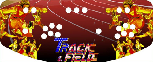 Track & Field Control Panel | Arcade Graphics | Customized Vinyl/Decals ...