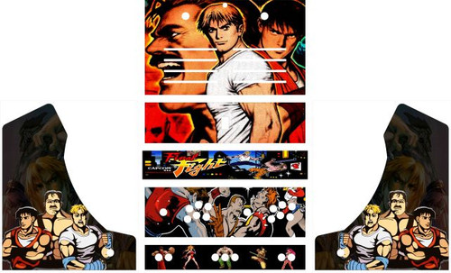 Final Fight Bartop Cabinet | Arcade Graphics | Customized Vinyl/Decals ...