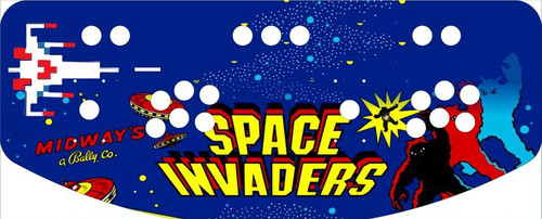 Space Invaders Control Panel | Arcade Graphics | Customized Vinyl Printing