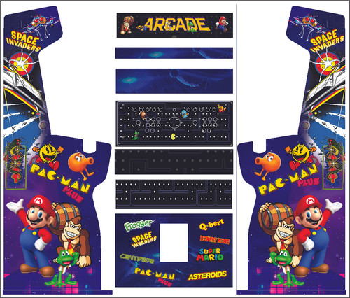 Multicade 4 recroom masters | Arcade Graphics & prints