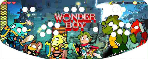 Wonderboy Control Panel | Arcade Graphics | Customized Vinyl/Decals ...