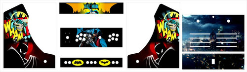 Batman Bartop Cabinet | Arcade Graphics | Customized Vinyl/Decals Printing