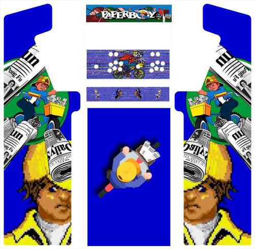 Paper Boy Minotaur Cabinet | Arcade Graphics | Customized Vinyl/Decals ...
