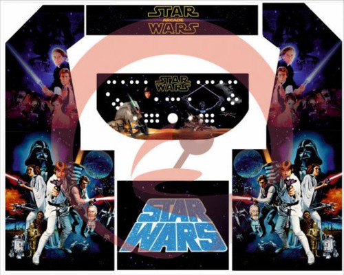 Star Wars Upright Cabinet | Arcade Graphics | Customized Vinyl/Decals ...