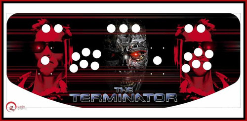 The Terminator Control Panel | Arcade Graphics | Customized Vinyl ...