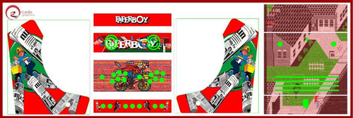 Paper Boy Bartop Cabinet | Arcade Graphics | Customized Vinyl/Decals ...