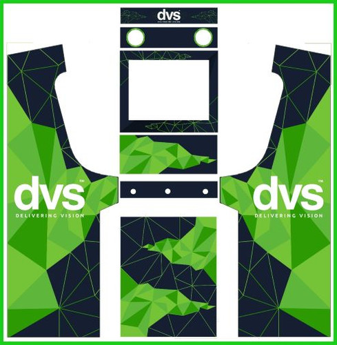 DVS Custom Upright Cabinet | Arcade Graphics | Customized Vinyl/Decals ...