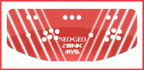 Neo Geo Control Panel | Arcade Graphics | Customized Vinyl/Decals Printing