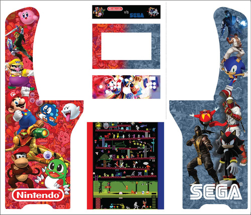 Sega vs Nintendo atgames legends ultimate | Arcade Graphics
