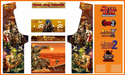 Metal Slug Upright Cabinet | Arcade Graphics