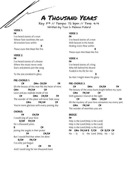 A Thousand Years Lyrics