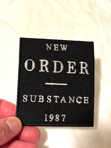 New Order Substance 1987 Patch | b-side-clothing