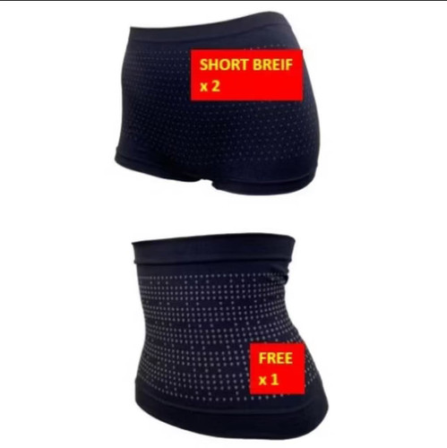 BION Negative Ion & Far Infrared Women Brief corset panties 负离子远红外线内裤 ...