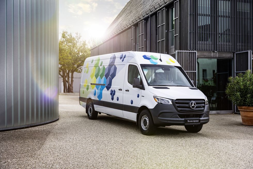 Mercedes All Electric Sprinter Van Reveal