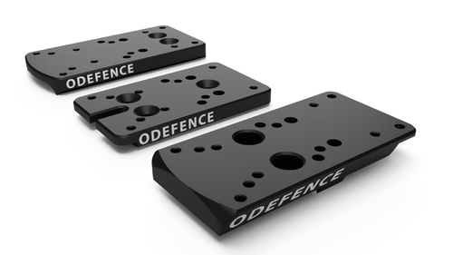 Universal Red-Dot Mounting Plate and rear sight for Pistols | odefenceuk
