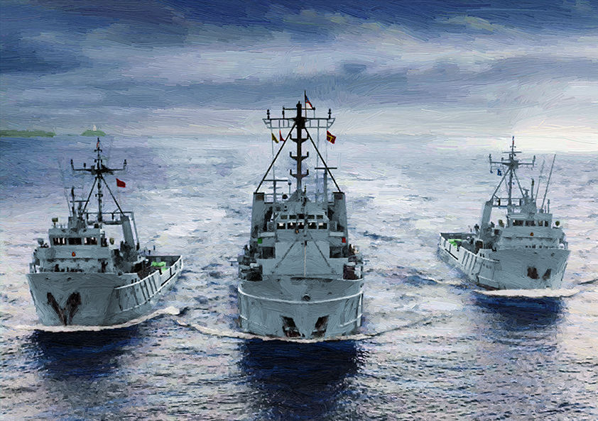 HMS PROTECTOR, HMS SENTINEL & HMS GUARDIAN "FIPV Squadron" | JACKS TAXI