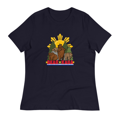 Womens Filipino Bear-Kada with Philippine Sun and Stars | FilAm Gear
