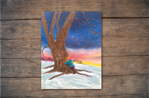 Tree Hugger art print | EllenBrennemanStudio