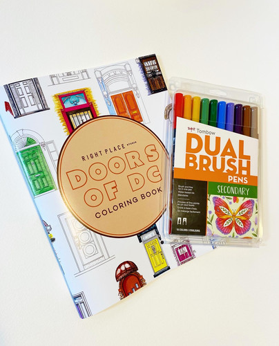 DC Doors Coloring Book | Right Place Studio