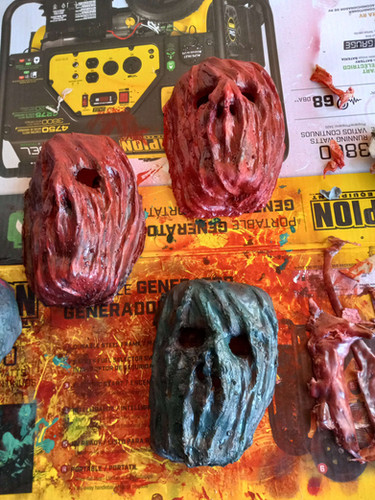 Latex Melt Mask HALF MASK and prosthetics range starting at $45+ | Burton