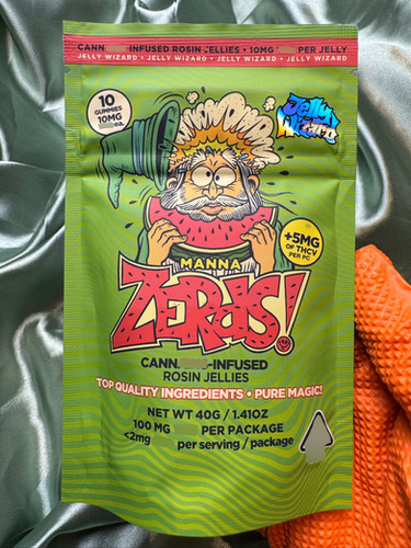 jelly wizard rosin gummies (100mg) | kitty bundles