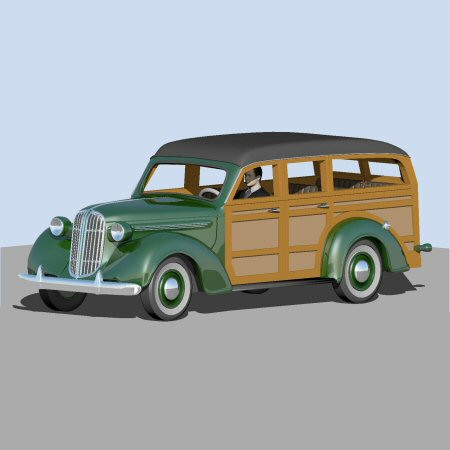 1938 Plymouth P5 Wagon | Toys in the Attic in