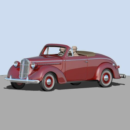 1938 Plymouth P5 Convertible | Toys in the Attic in