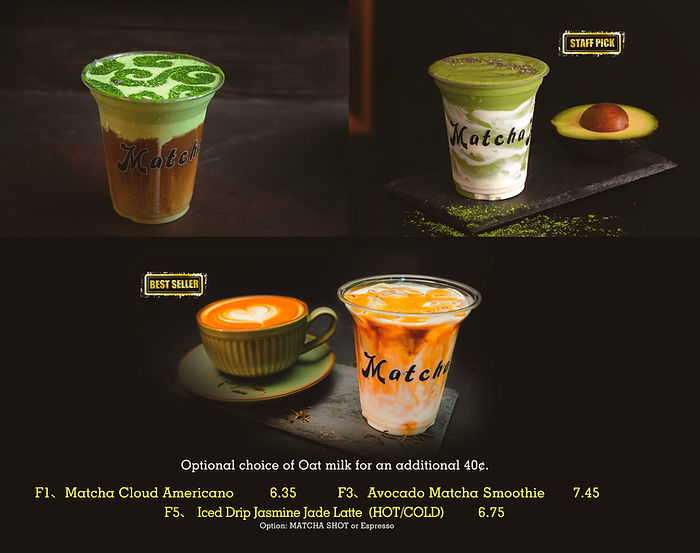 Menu | Matcha Panda Cafe
