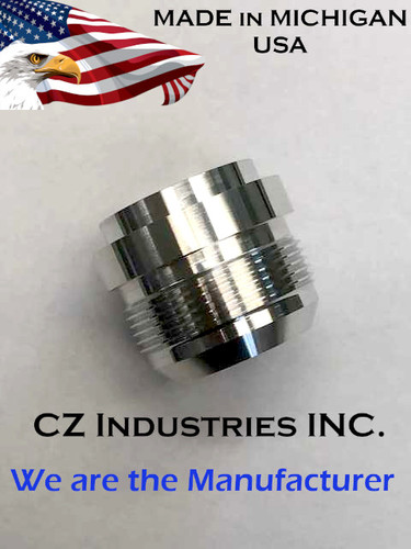 AN 24 Male Aluminum Billet Weld on Fitting | CZ Industries INC.