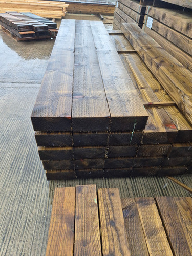 Treated Wood Sleepers | Axholme Fencing Ltd